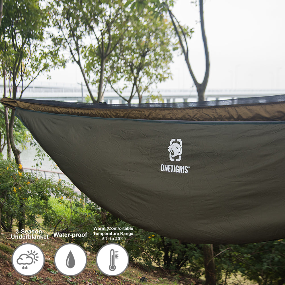 OneTigris Night Protector 3 Season Hammock Under-Quilt – Brave Hardy