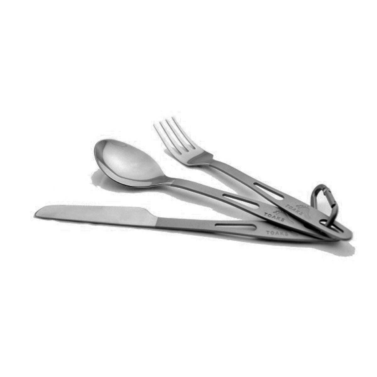 Toaks Titanium 3 Piece Cutlery Set – Brave Hardy